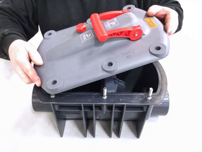 Pipe|Sec Rattensperre für Reinigungsöffnungen/ Rückstauklappe